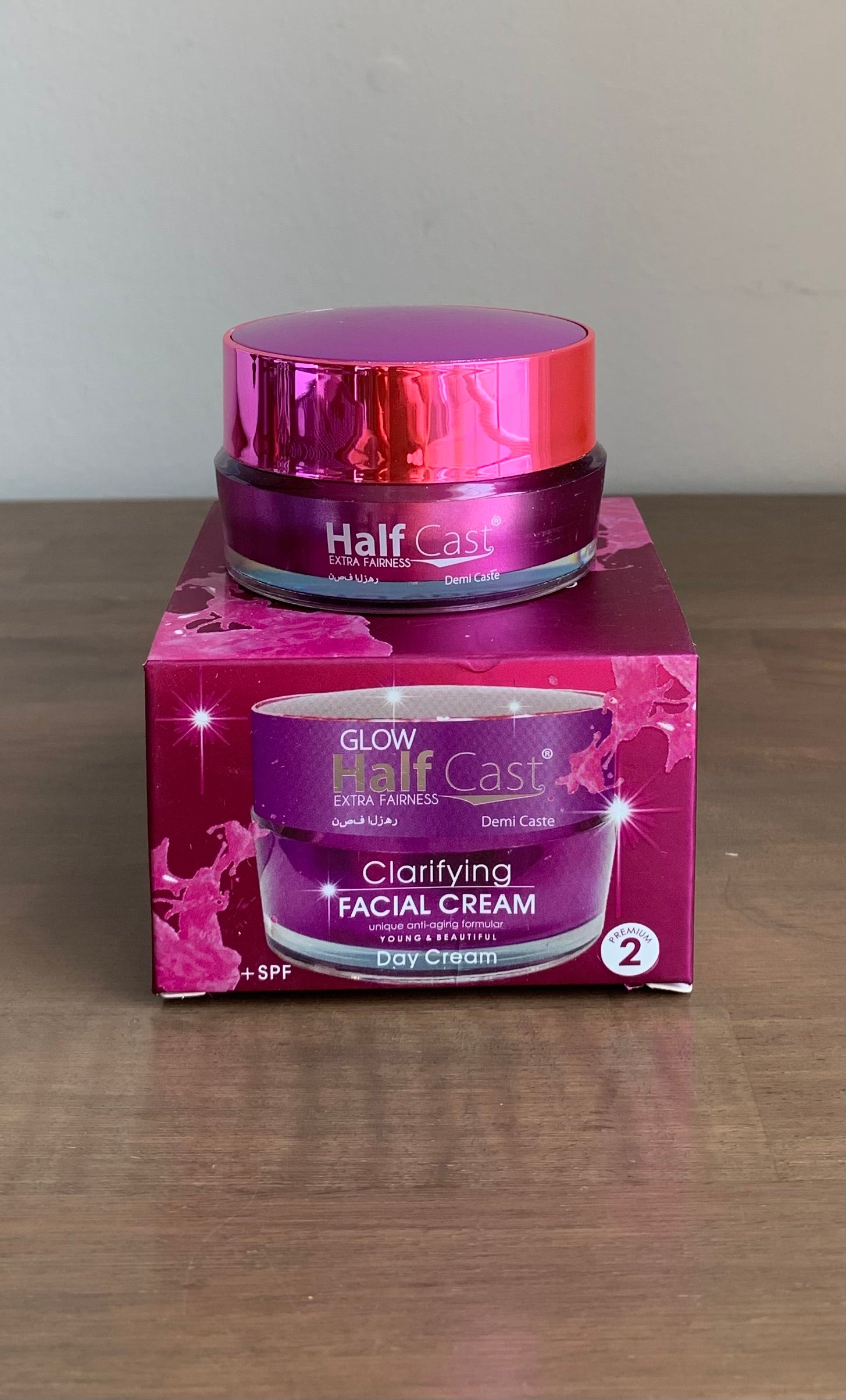 Glow Half Cast Face Cream – Mira Aura Beauty LLC