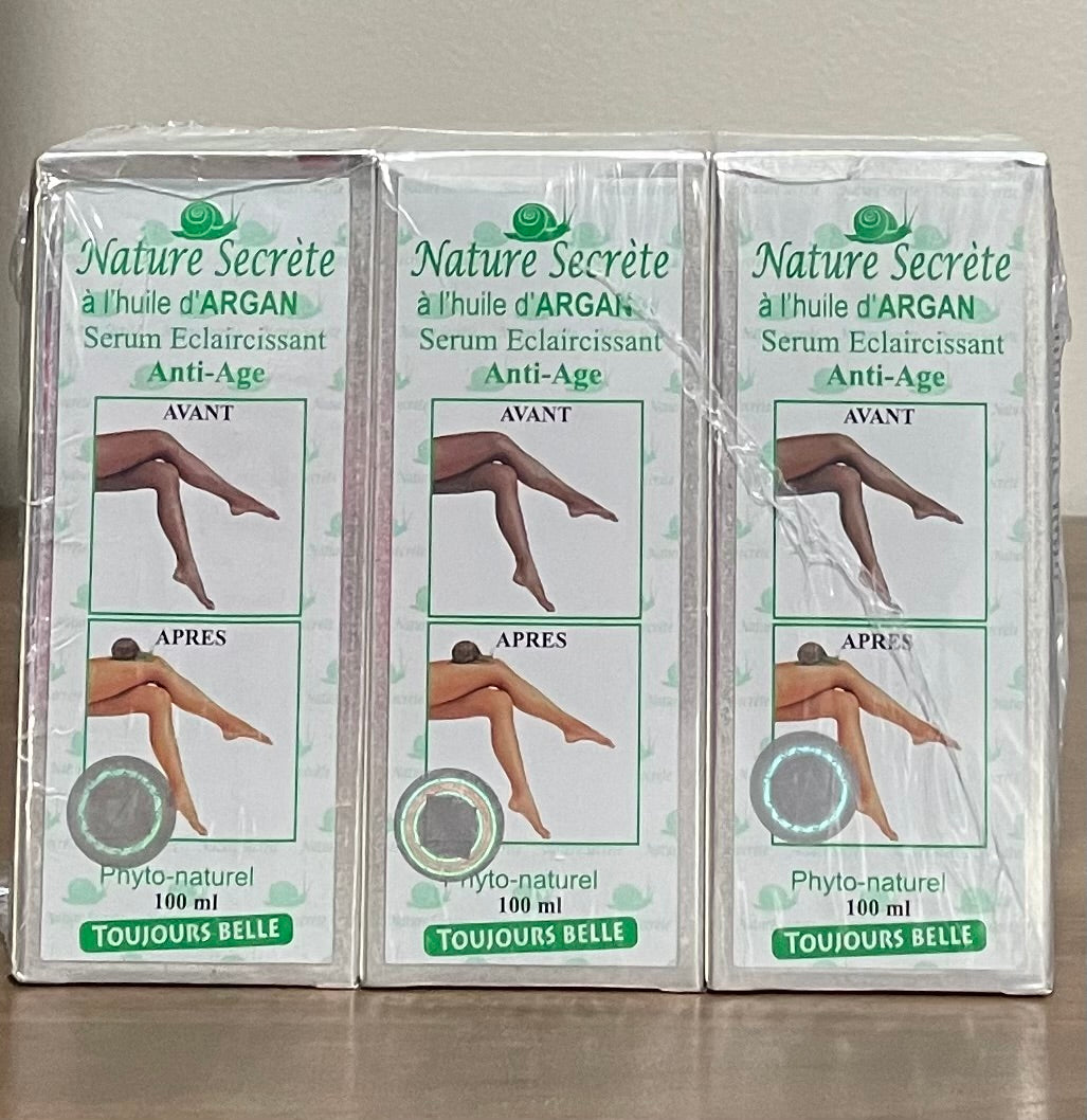 Nature secret argan serum x 6pack – Mira Aura Beauty LLC
