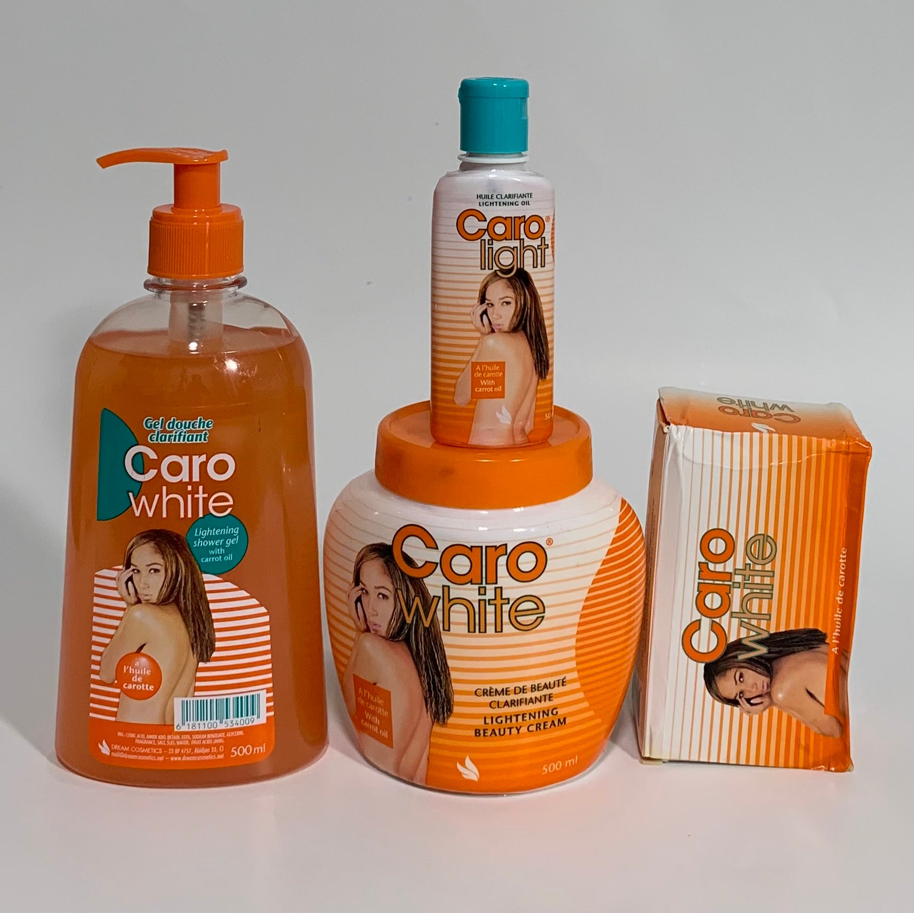 Caro White Cream Set – Mira Aura Beauty LLC