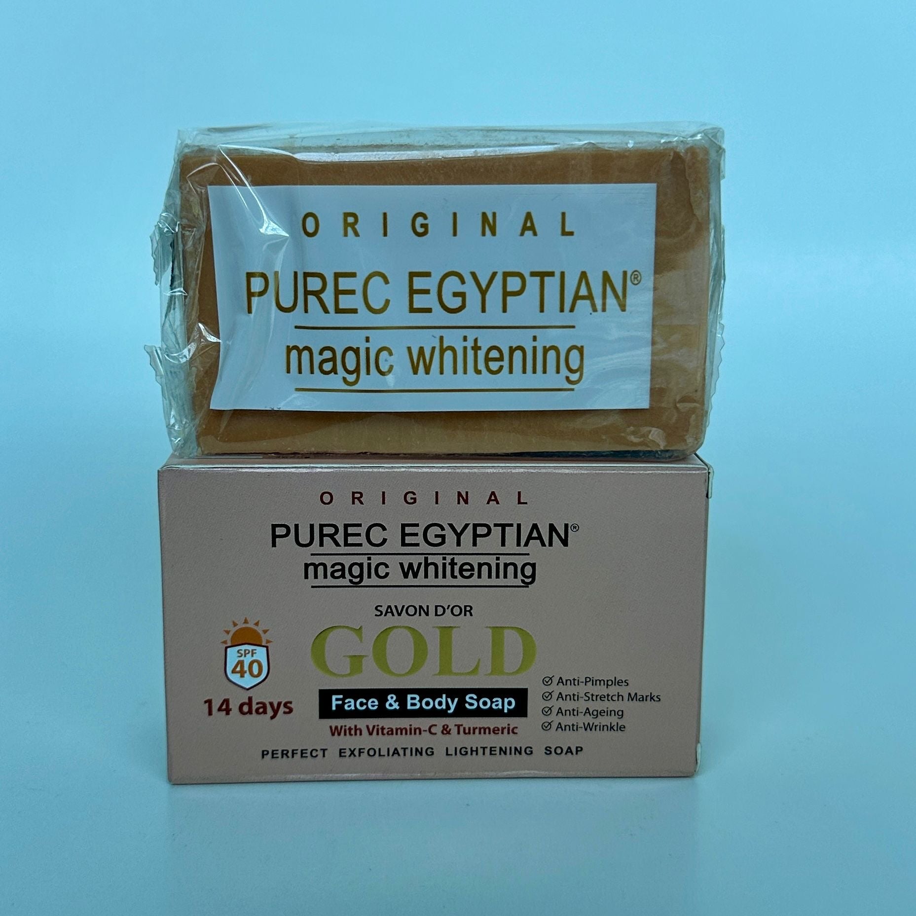 Purec Egyptian Gold Soap – Mira Aura Beauty LLC