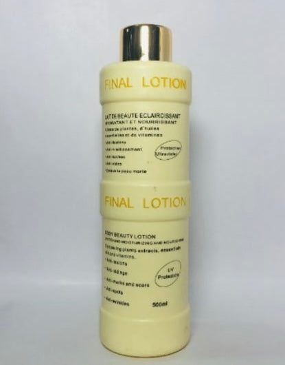Final Cream Lotion – Mira Aura Beauty LLC